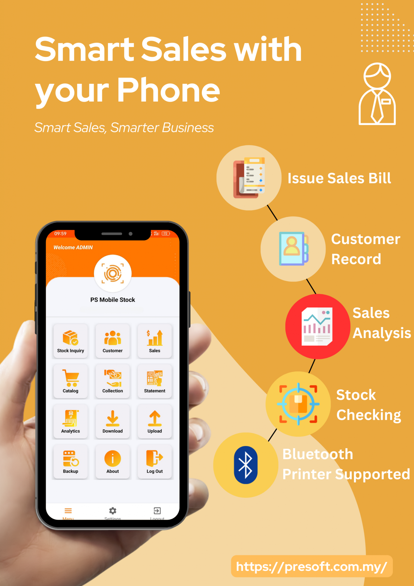 Smart Ordering System - Smart Sales Apps - Presoft (M) Sdn Bhd